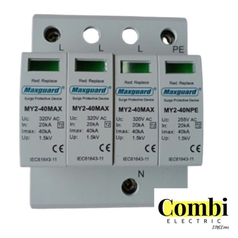 Maxguard Surge Arrestor 2P/4P 40kA Surge Protection Device | Lazada