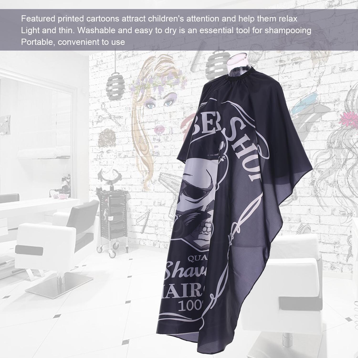 Barber Cape Apron Salon Apron Gown Haircut Cloth Hair Cutting ...