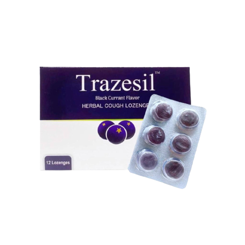 [FREE GIFT] Trazesil Herbal Cough Lozenges 12's | Blackcurrant flavour ...
