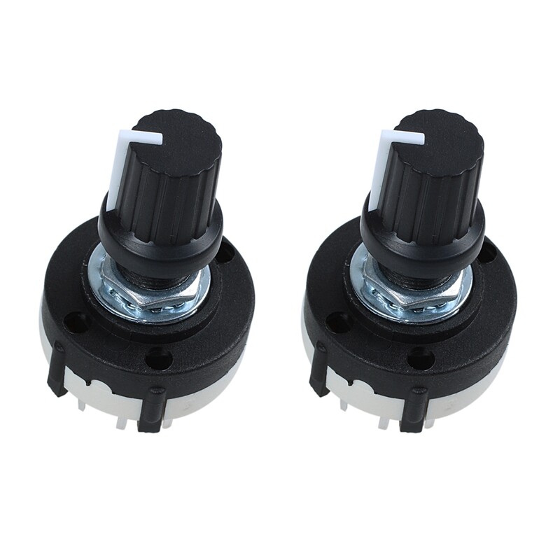 2X 3P4T 3 Pole 4 Position Single Wafer Band Selector Rotary Switch with ...