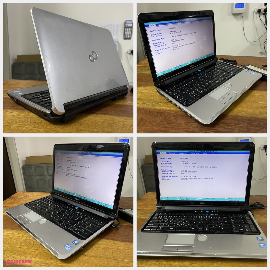 Fujitsu Laptop INTEL I3 I5 I7 1ST 2ND 3RD GEN 4TH 5TH 7TH GEN 4GB 8GB ...
