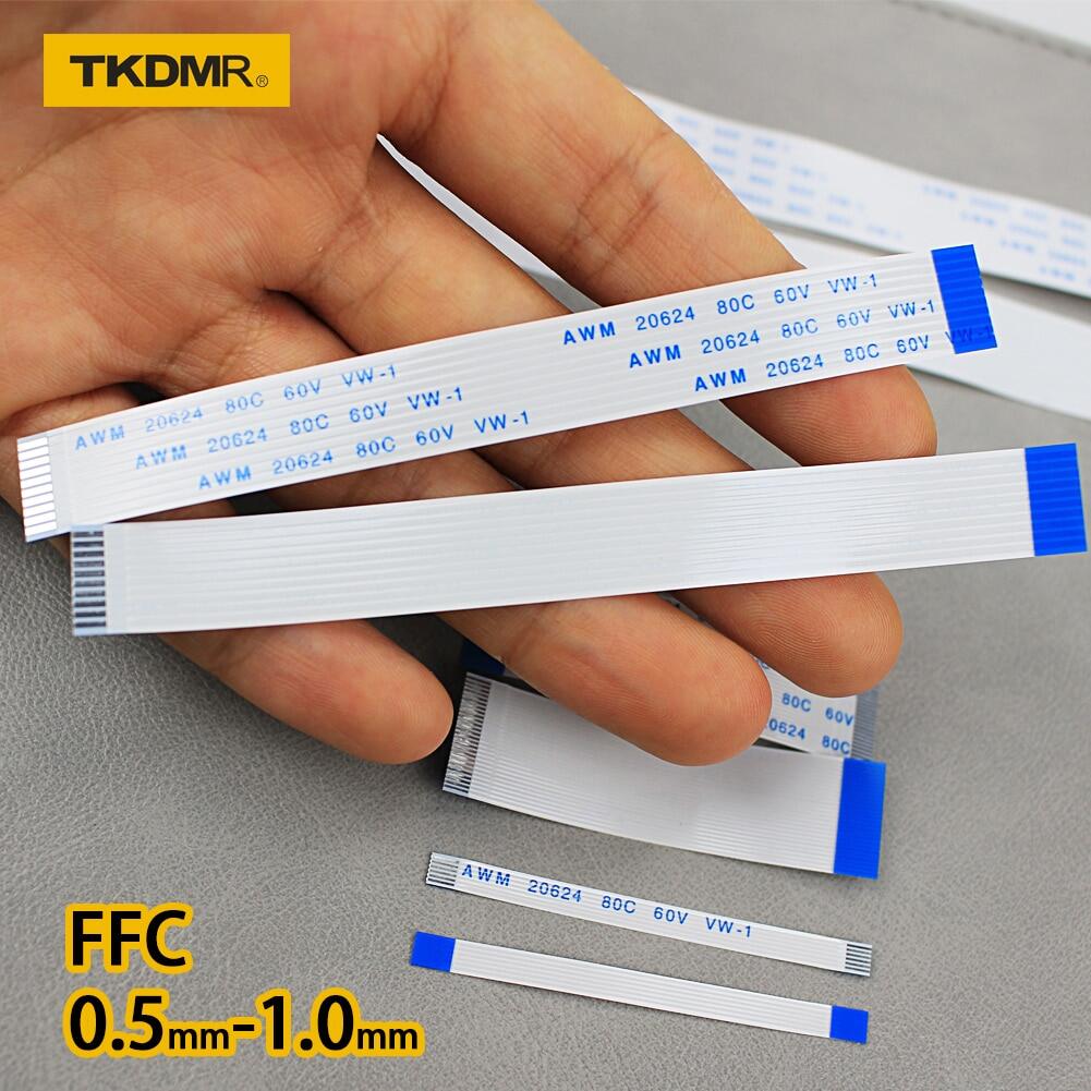 TKDMR สายเคเบิลแบบยืดหยุ่น FFC FPC สาย LCD AWM 20624 80C 60V VW-1 FFC-0 ...