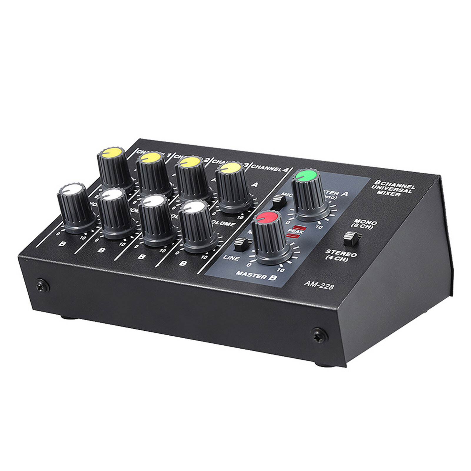 Dodocool AM-228 Ultra-Compact Low Noise 8 Channels Metal Mono Stereo ...
