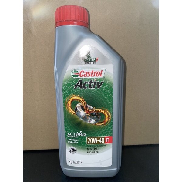 Castrol Motorcycle Engine Oil Minyak Hitam (Castrol Activ 2T/4T ...
