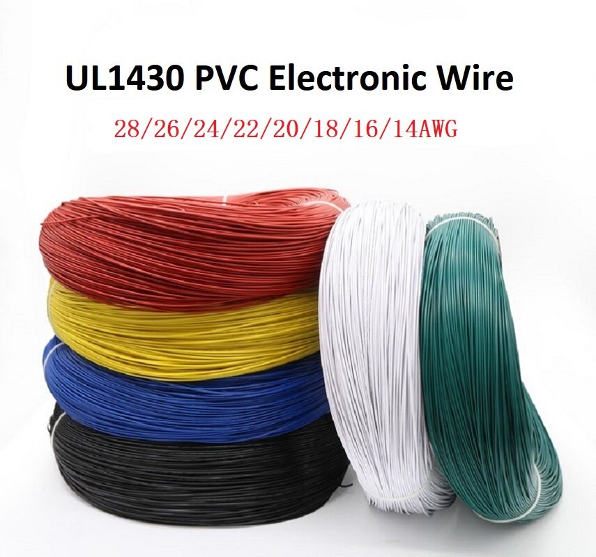 UL1430 PVC Electronic Wire 14AWG-28AWG High-Temperature Resistant PVC ...