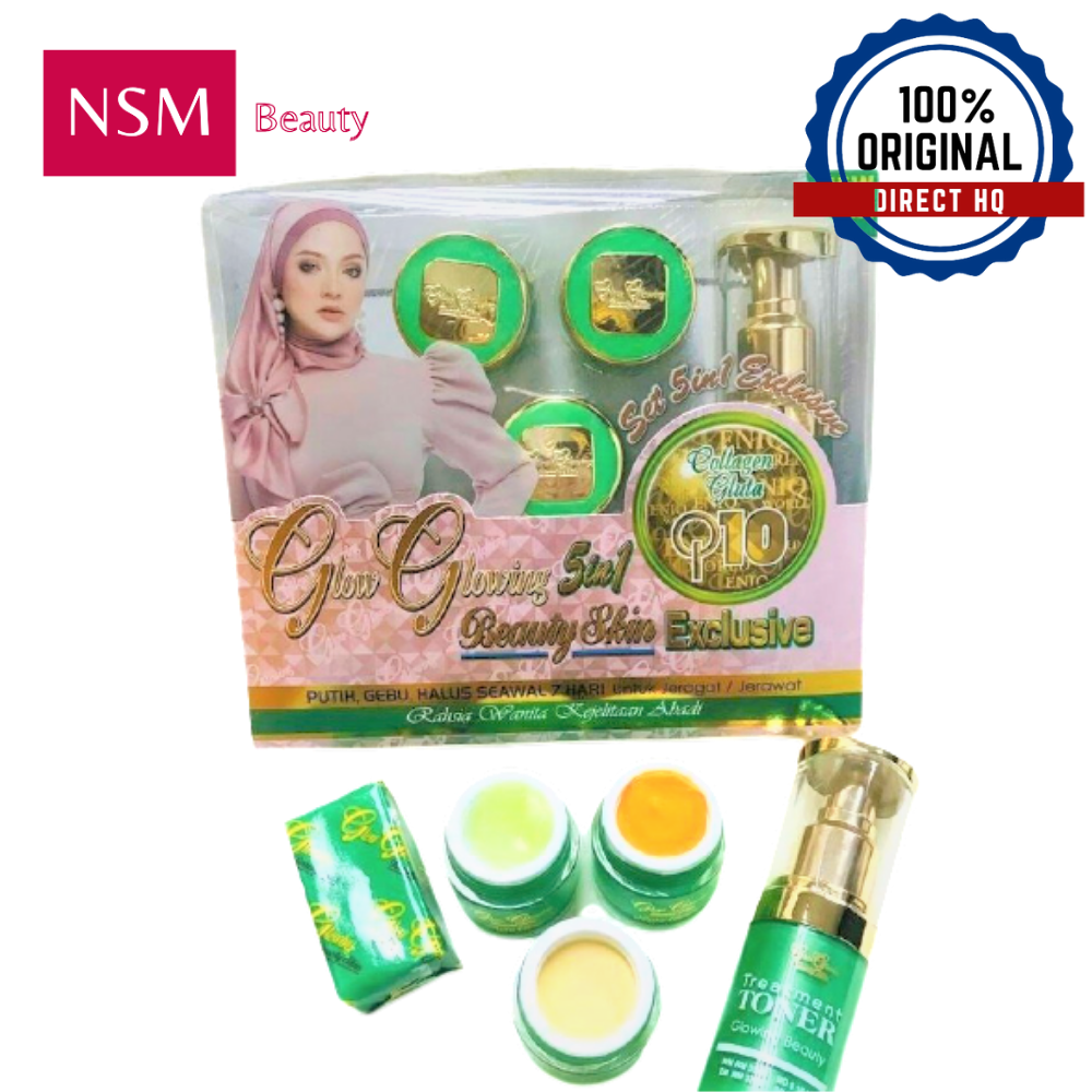 DARA ANGGUN GLOW GLOWING 5IN1 BEAUTY SKIN COLLAGEN GLUTA Q10 / SABUN ...