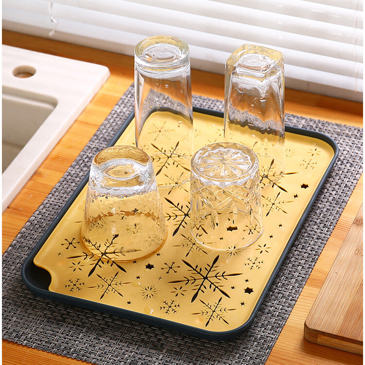 Multifunction Double Layer Utensil Drain Tray Rectangular Sink Rack ...
