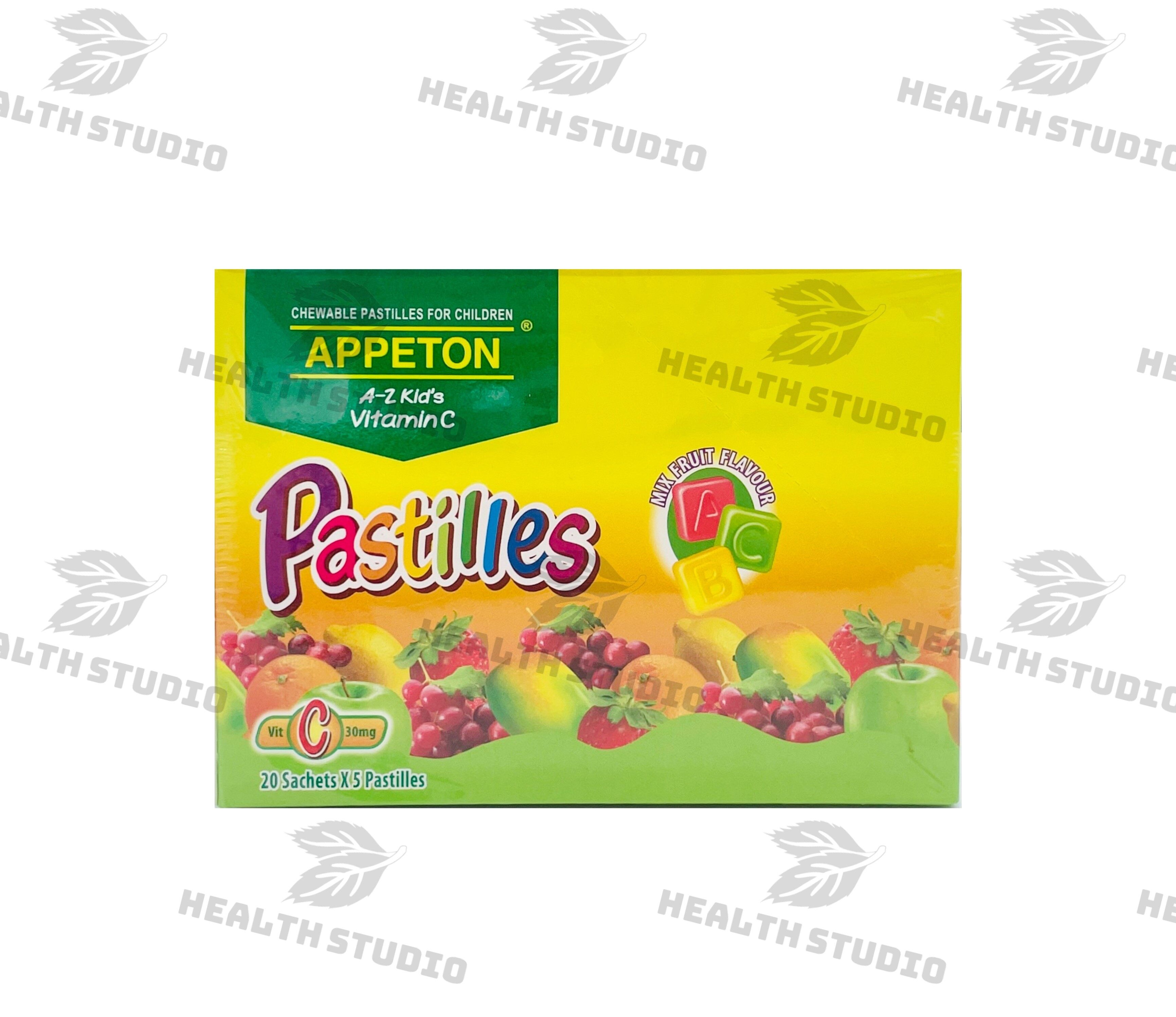 Appeton Vitamin C Chewable Pastilles for Children A to Z Kid's Mix ... Appeton Vitamin C Chewable Pastilles for Children A to Z Kid's Mix ...
