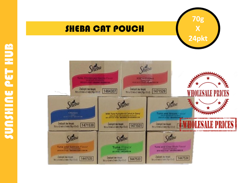 Sheba Cat Pouch Wet Food 70gm | Lazada