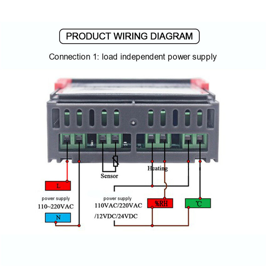 STC-3028 ควบคุมอุณหภูมิดิจิตอลหน้าจอแสดงผลแบบ dual เทอร์โมกับ IC Probe ...