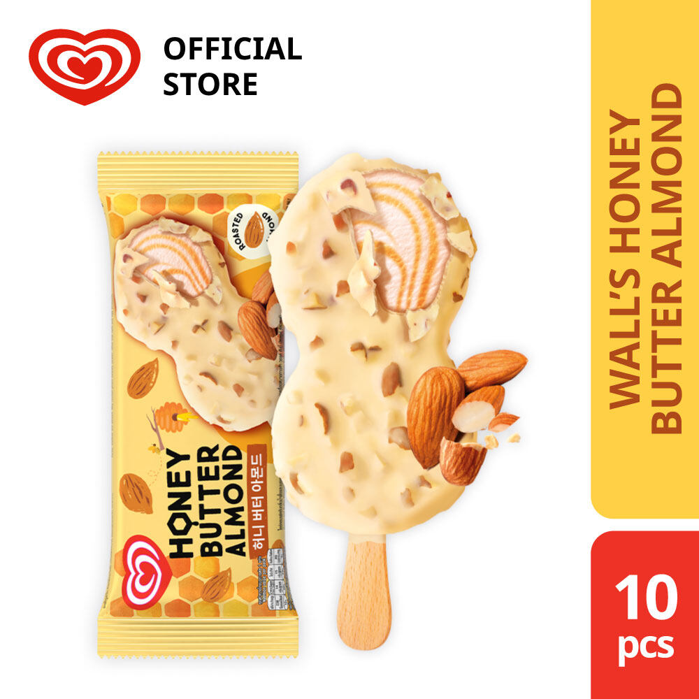 Wall’s Honey Butter Almond Ice Cream (10 sticks) New! | Lazada
