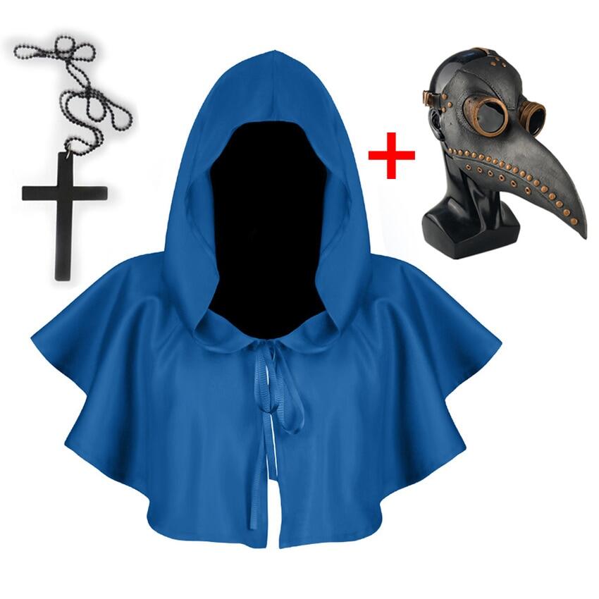 Grim Reaper Death Cape Cloak Christian Cosplay Plague Doctor Steampunk ...