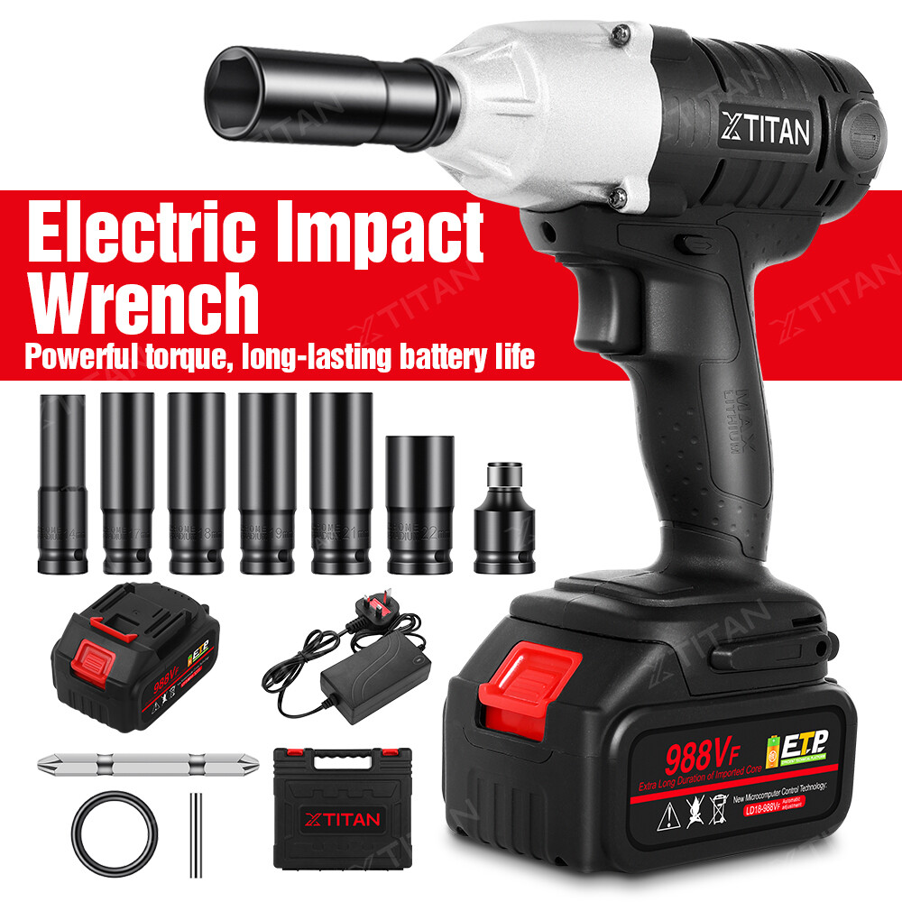 XTITAN 988VF 12.0Ah 800N.M Brushed Impact Wrench 1/2" High Torque R ...