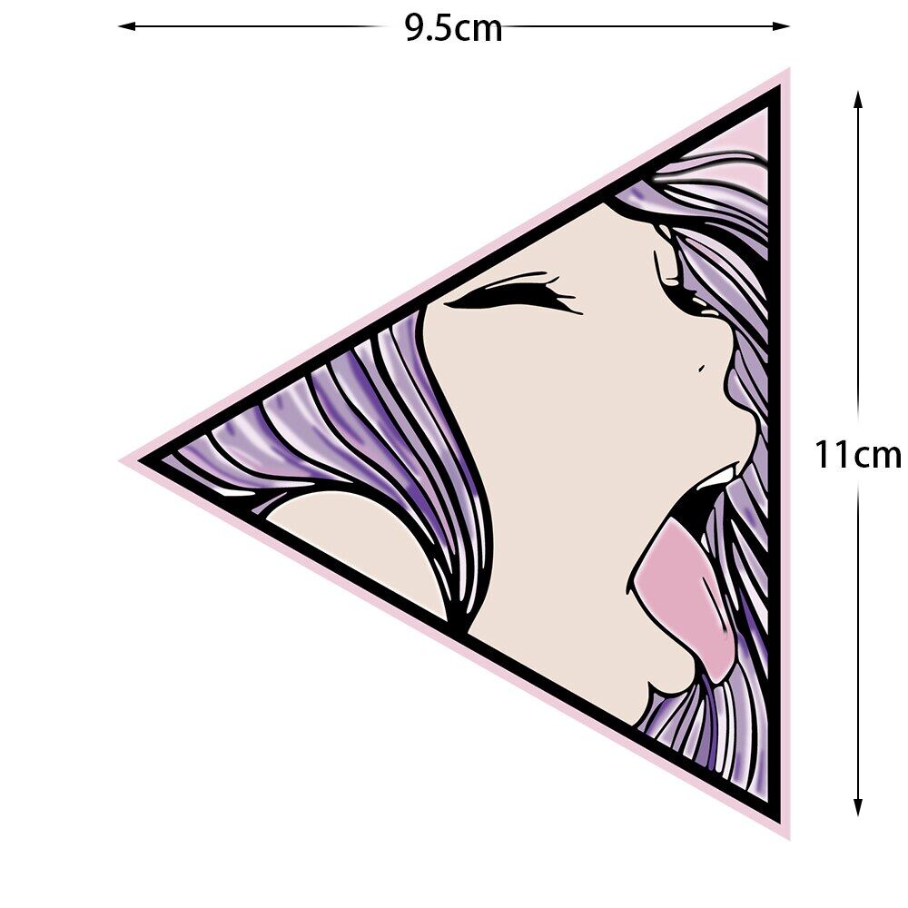 JDM Japanese Style Anime Girl Car Sticker Reflective Motorcycle Auto ...