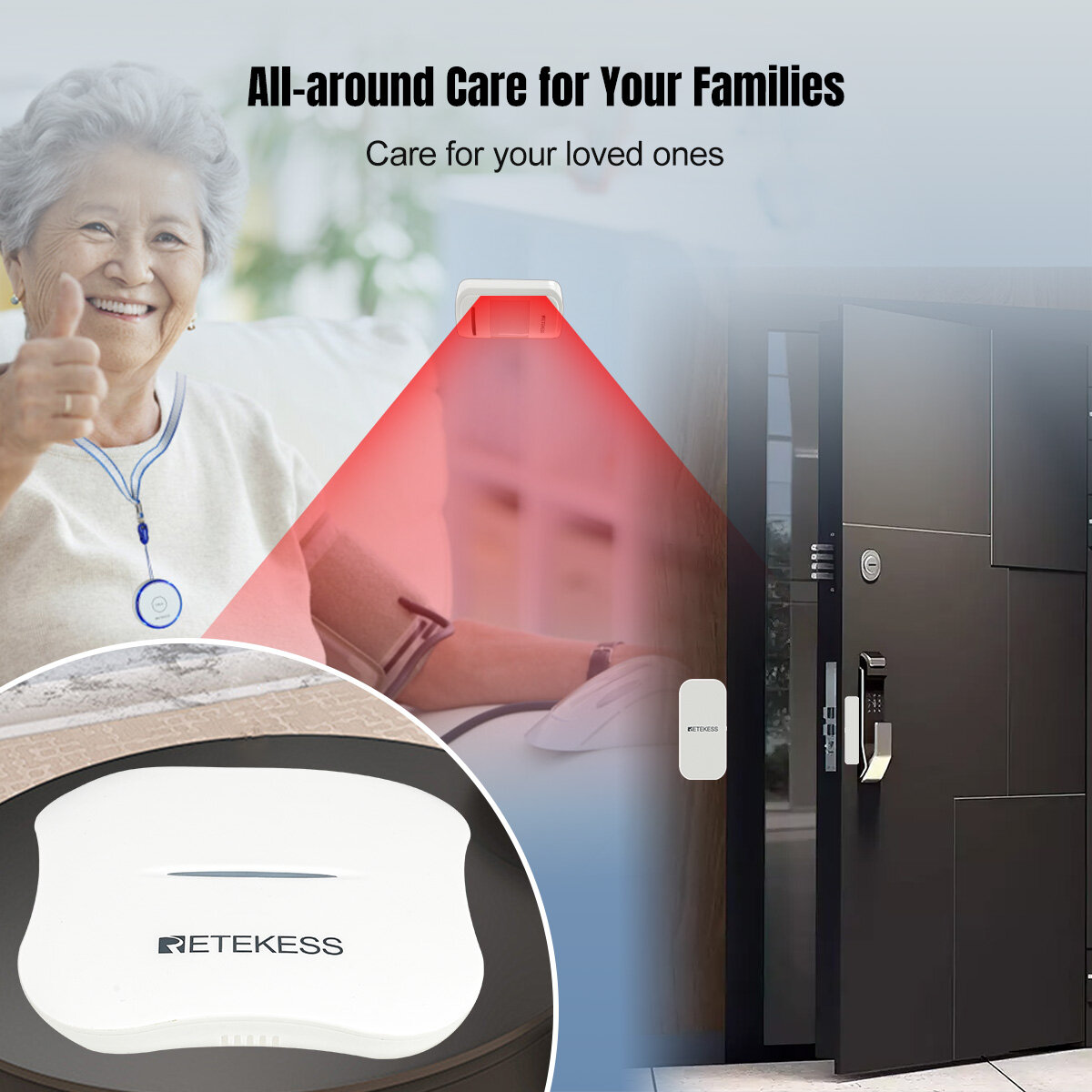 Retekess WiFi Smart Home Security Systems TH011 TH013 TH015 TH016 ...