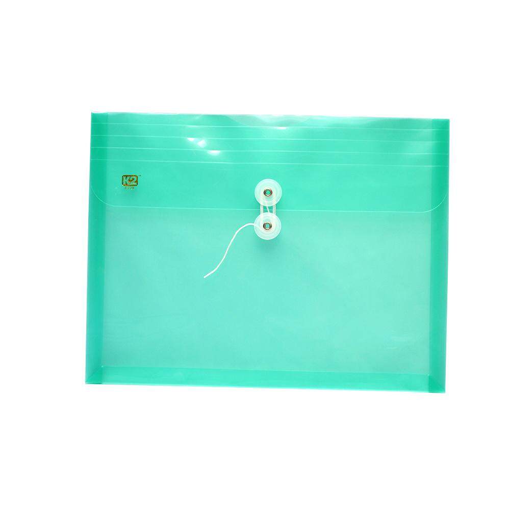 PP Envelope File Landscape - (Green) / 12pcs | Lazada
