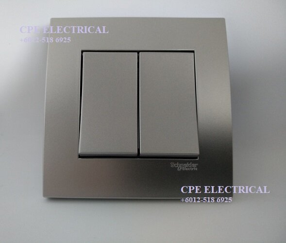 SCHNEIDER Vivace Switches & Socket Aluminium Silver SIRIM APPROVED | Lazada