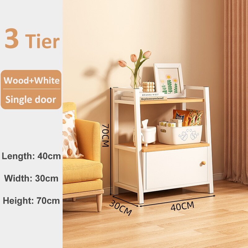 MultiLayer Storage Rack With Drawer Living Room Storage Shelf MDF ...