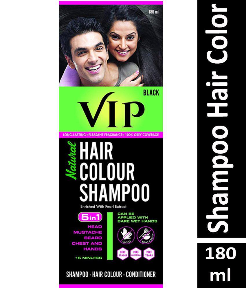 VIP Hair color shampoo 180 ML | Lazada
