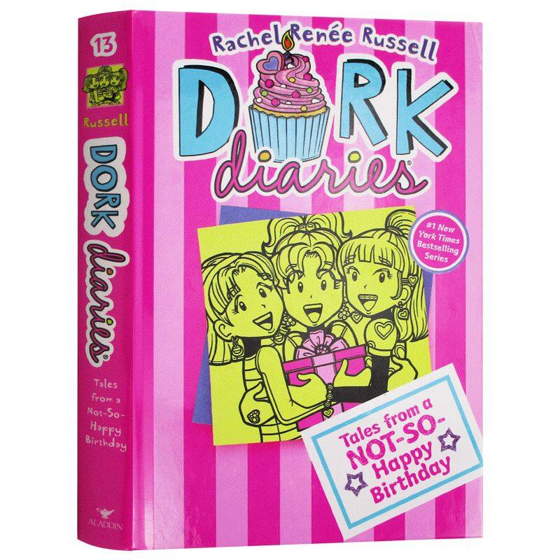 Weird Girl's Diary 13 English original Dork Diaries 13 women's little fart child Dora diary ...
