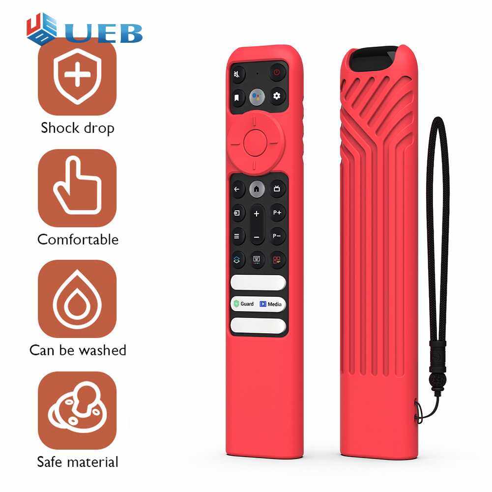 ซิลิโคนซองรีโมทสายคล้องแบบมีเคสทีวีกันน้ำระยะไกลเปลี่ยนรีโมททีวีซอง ...