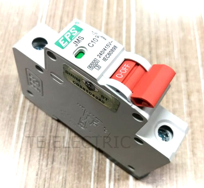 EPS 1 POLE MCB 6A / 10A / 16A / 20A / 25A / 32A / 40A (6KA APPROVED ... EPS 1 POLE MCB 6A / 10A / 16A / 20A / 25A / 32A / 40A (6KA APPROVED ...