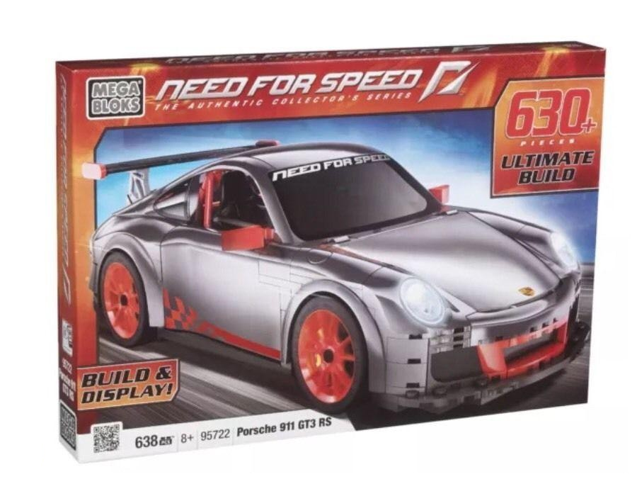 (ORIGINAL) MEGA BLOKS 95722 NEED FOR SPEED - PORSCHE 911 GT3 RS ...