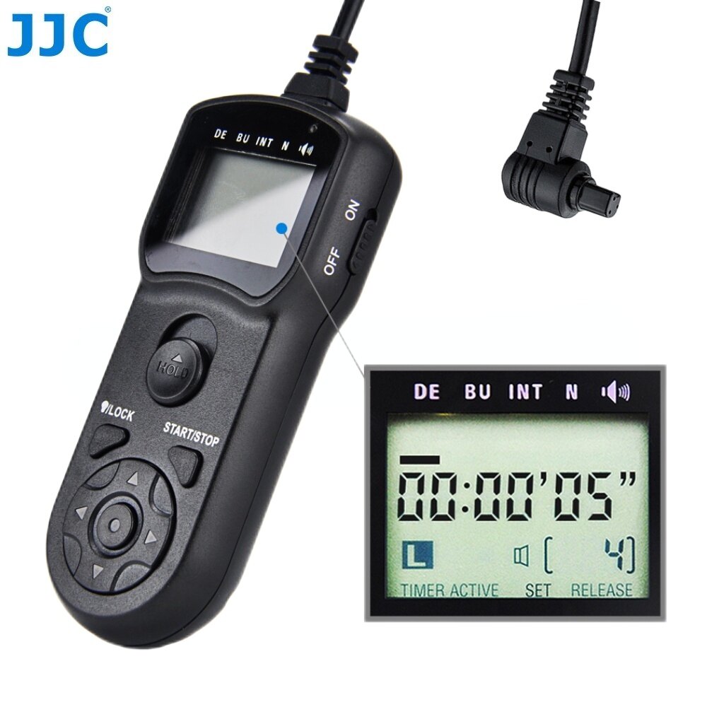 JJC TC-80N3 รีโมทคอนโทรลจับเวลาช่วงสำหรับ Canon EOS R5C R3 R5 5DMIV ...