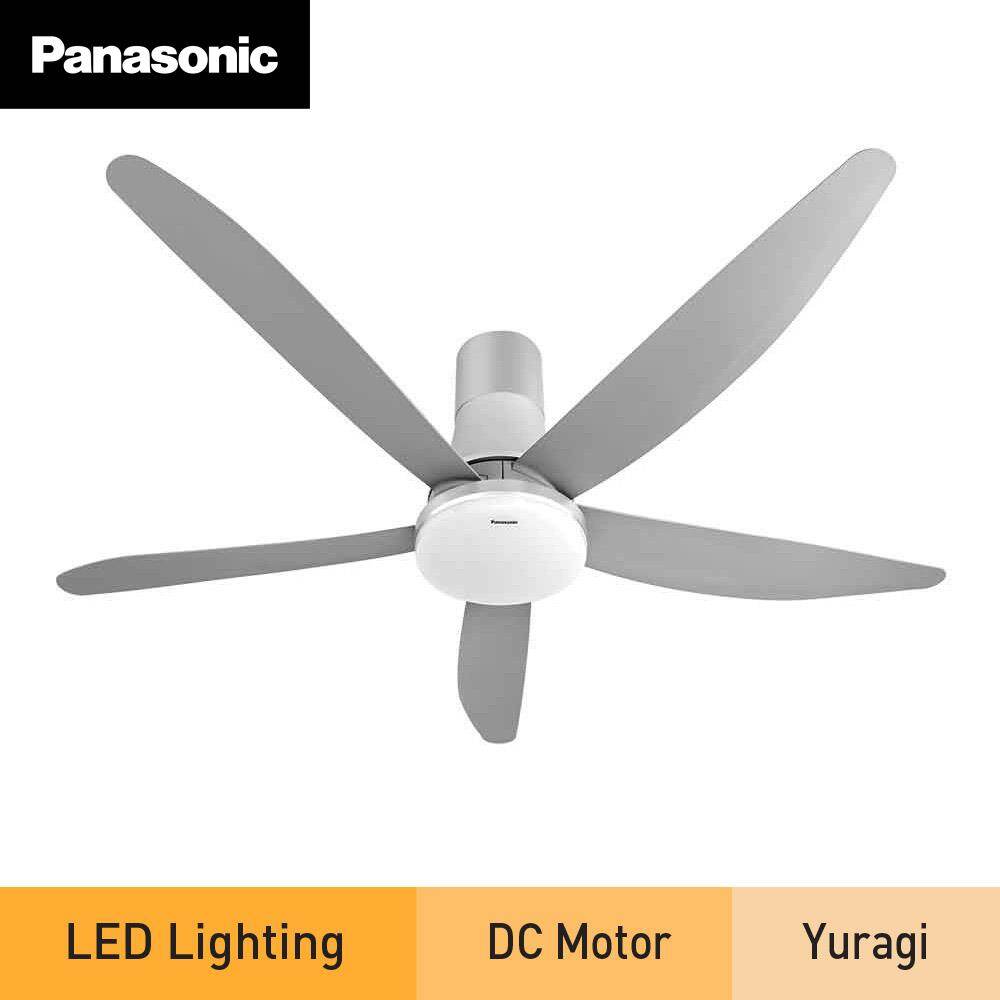 PANASONIC CEILING FAN LED 5 BLADES F-M15GW 60" - LONG | Lazada
