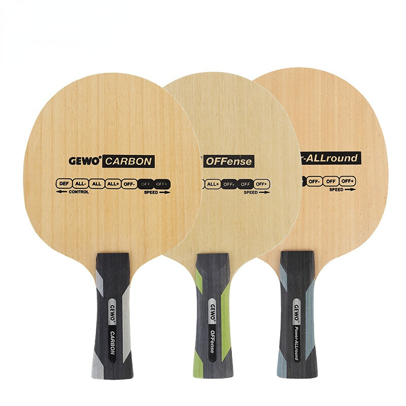 FESA GEWO POWER CARBON / OFFENSE / ALLROUND Series Table Tennis Blade / Racket Long Handle ...