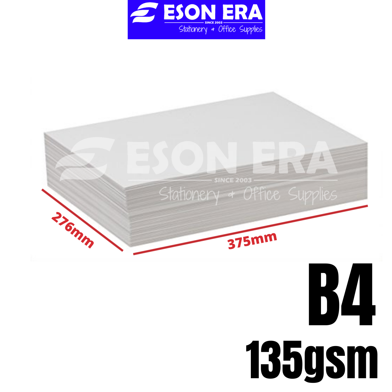 Drawing Paper 250's B4 / A3 (100gsm / 135gsm / 165gsm) 250's Kertas ...