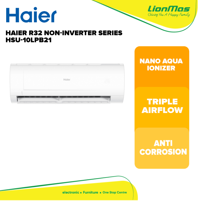 HAIER R32 Non-Inverter Series HSU-10LPB21 | Lazada