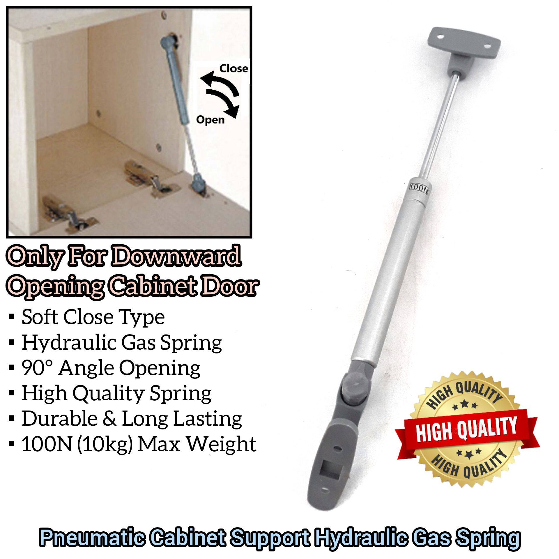 Flexible Gas Spring Flip Down Door Stay Soft Close Pneumatic Cabinet ...