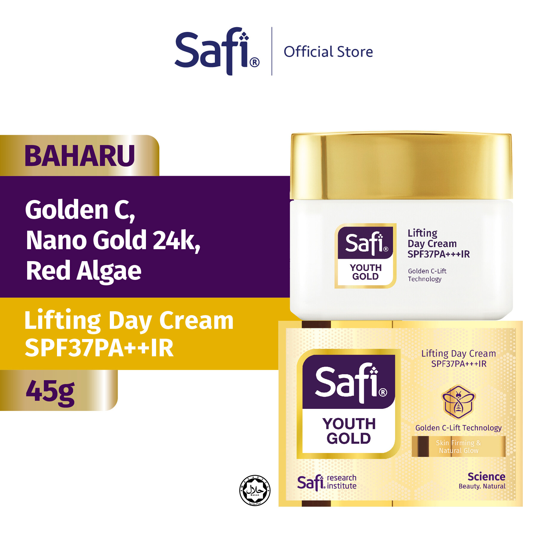 SAFI Youth Gold Lifting Day Cream SPF37PA++IR 45g | Youthful Skincare ...