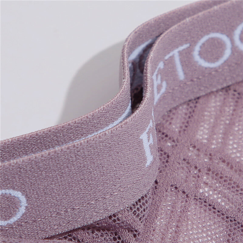 FINETOO 3PCS/Set Mesh Women Sexy Panties Lingerie M-XXL Breathable ...