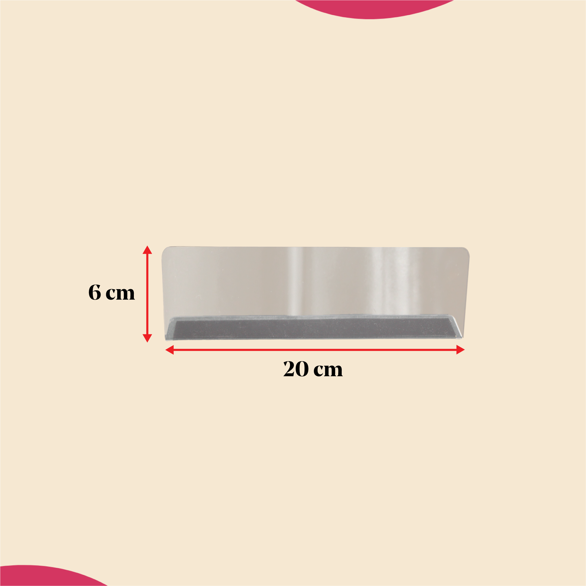 Racking Plastic L Shape Type Small Side Divider With Magnet Plate | Lazada