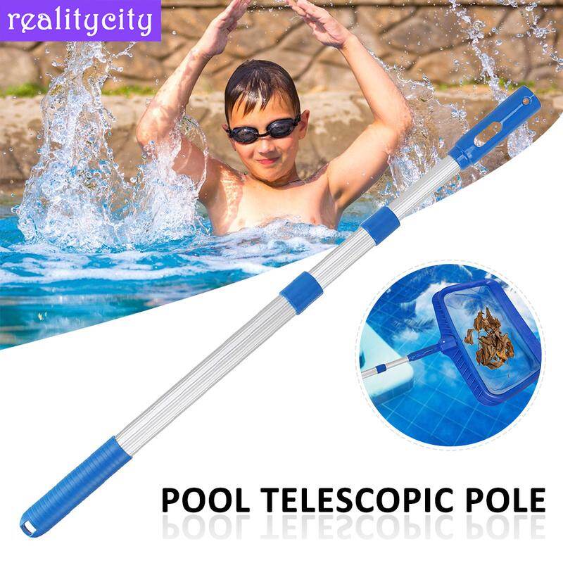 Adjustable Telescopic Handle Extending Swimming Pool Handle Life-Saving ...