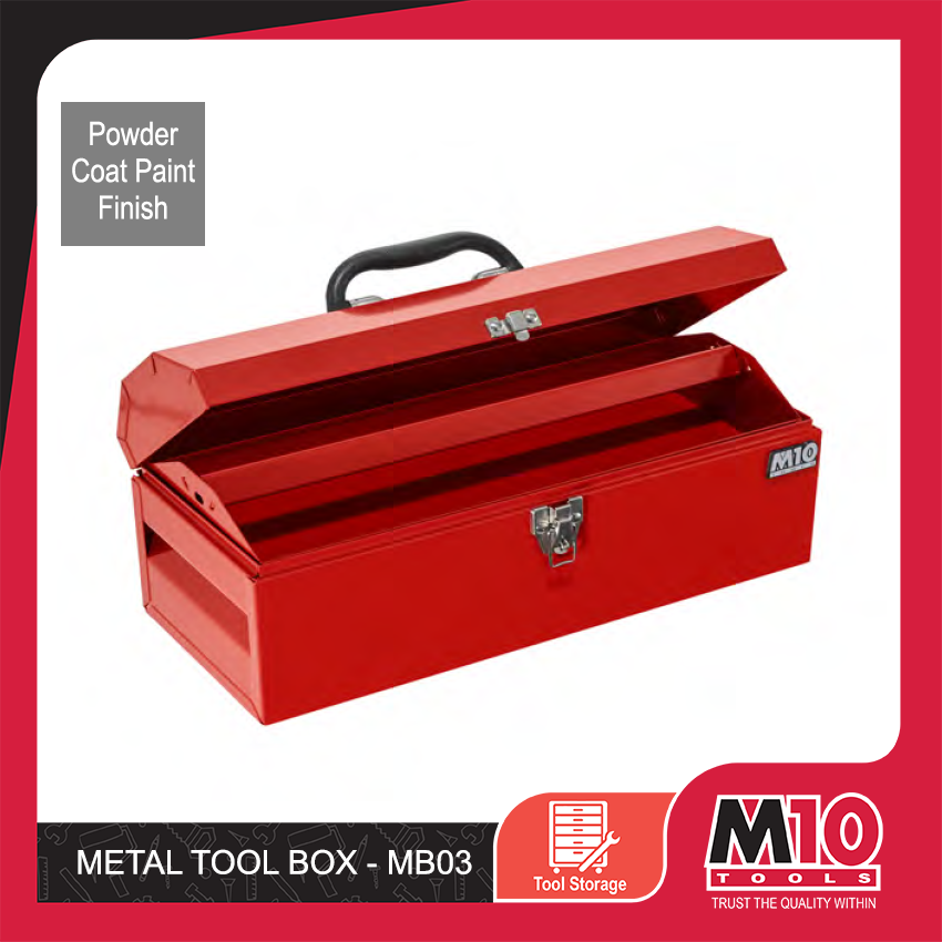 M10 Metal Tool Box - MB 03 | Lazada