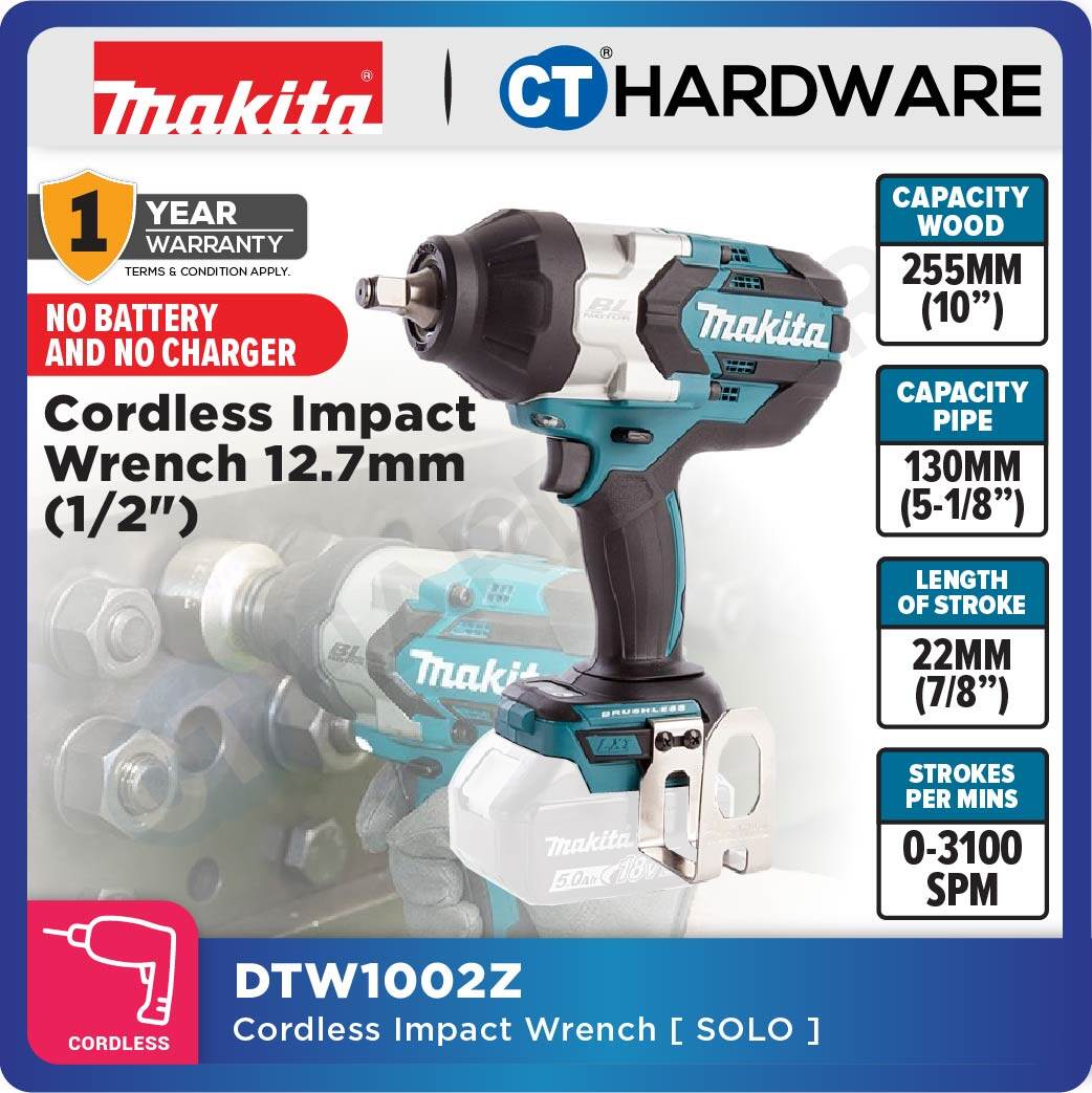 MAKITA DTW1002JX2 / DTW1002JX3 / DTW1002JX4 / DTW1002Z 12.7mm (1/2 ...