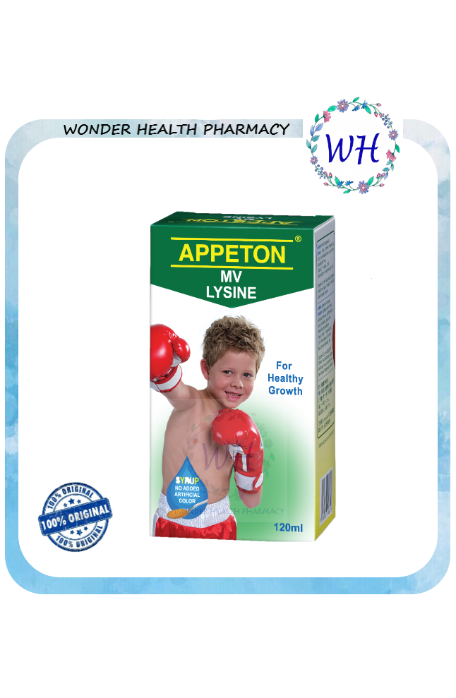 APPETON MULTIVITAMIN LYSINE SYRUP 120ML | Lazada