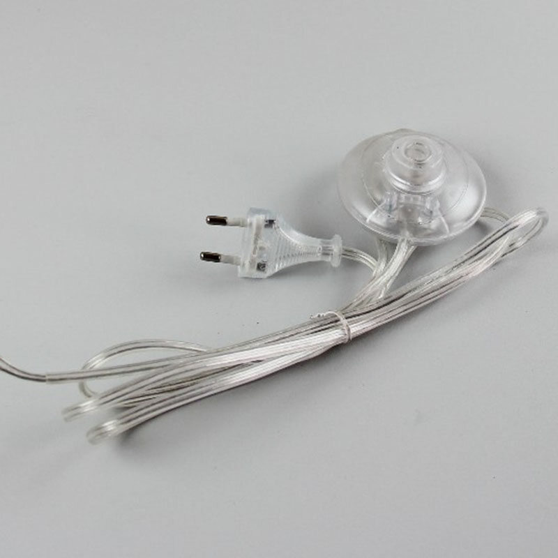 10PCS Table Lamp Floor Lamp Transparent Flat Plug Foot Switch Power ...