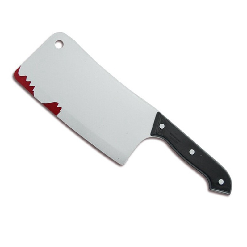 Bloody Cleaver, Fake Knifes Realistic Kitchen Cleaver Prop for ...