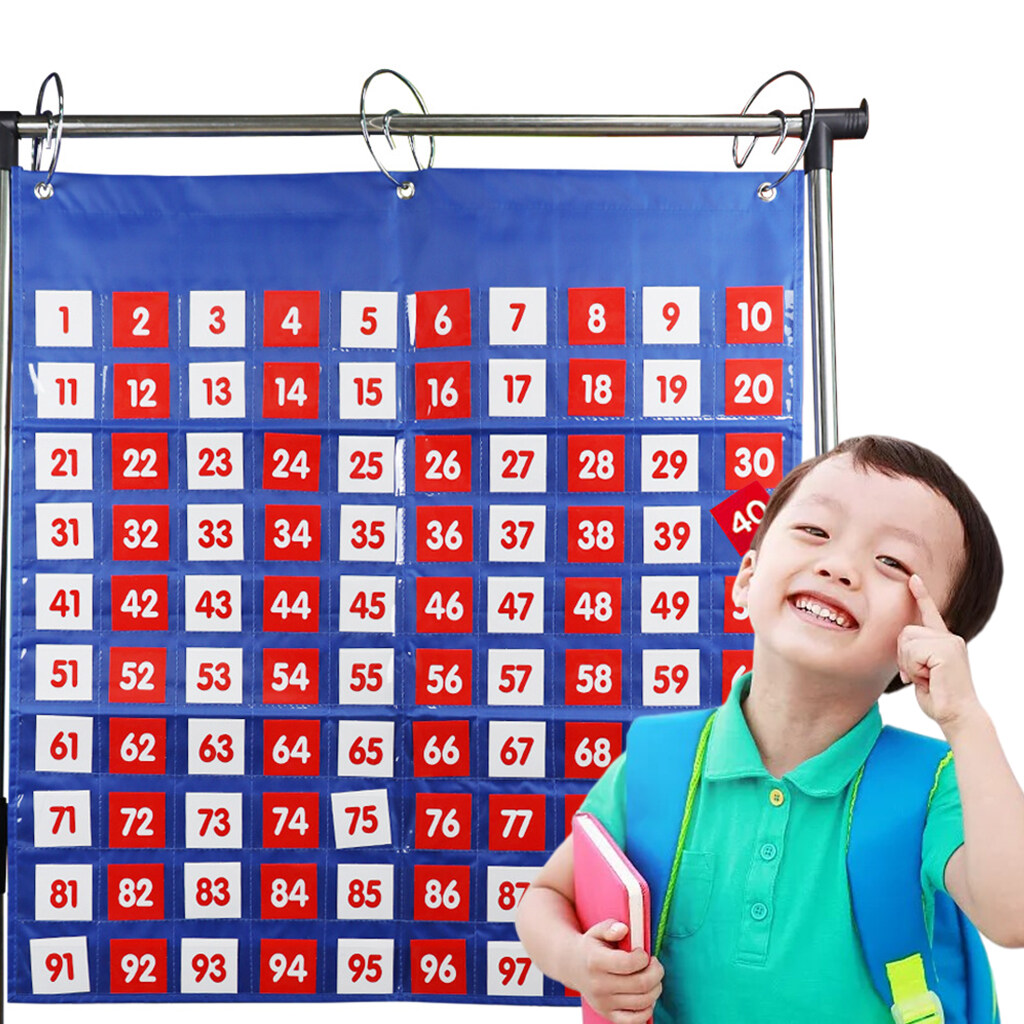 Miffer Numbers Pocket Chart Develop Kids Ability Preschoold Learning ...