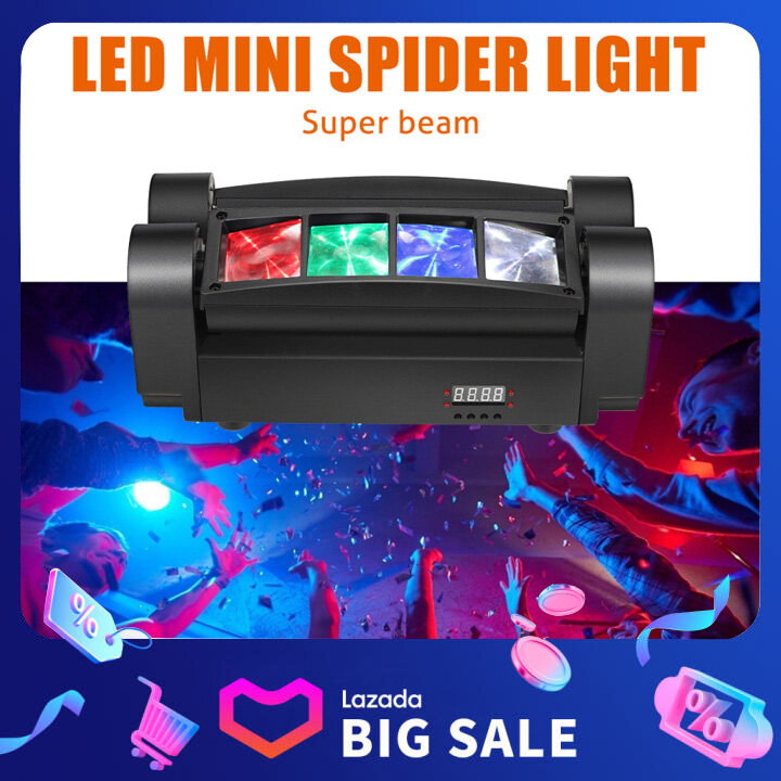 【100% Original+Shipping in 24 Hours】Mini Spider Moving Head Stage Light ...