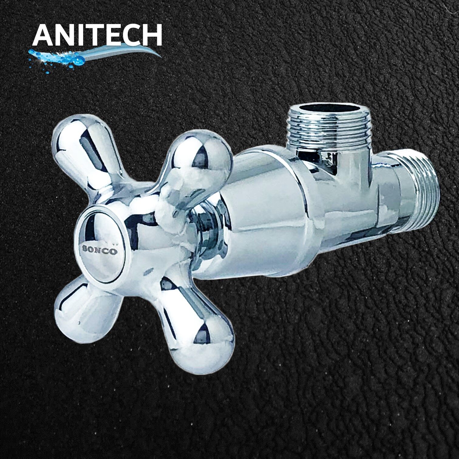 ANITECH Kitchen & Bathroom Toilet Faucet QUATER TURN ANGLE VALVE ...