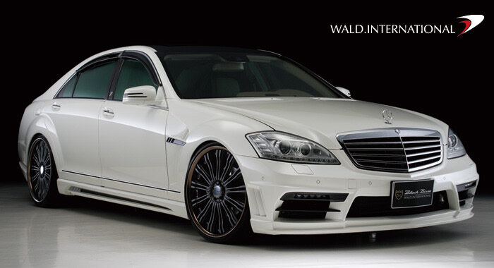 Mercedes Benz w221 W221 Black bison bodykit body kit front side rear ...