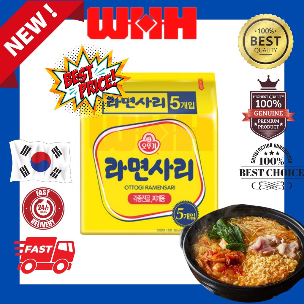 KOREA 🇰🇷 Ottogi Ramensari Ramen Sari (Korean Instant Noodle) 110g x 5 不倒翁韩国拉面 | Lazada