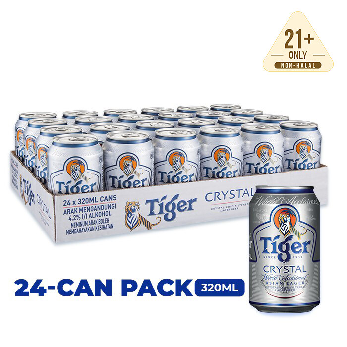 Tiger Crystal Beer 24-can pack | Lazada