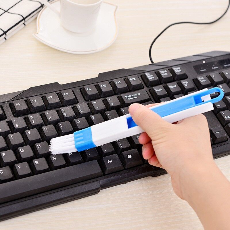 Mini Dust Brush Pan Clean Narrow Space Keyboard Window Berus Penyodok ...