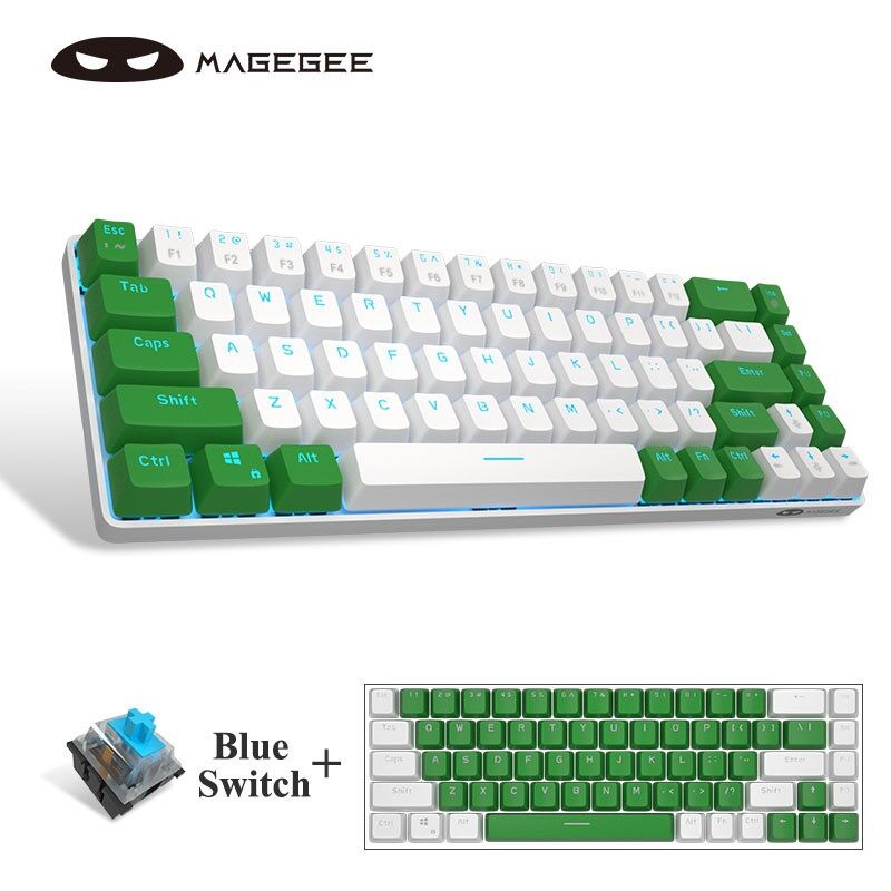 MageGee MK-Box 65% คีย์บอร์ดแบบกลไก,คีย์บอร์ดสำหรับเล่นเกมแบบมีสาย ...